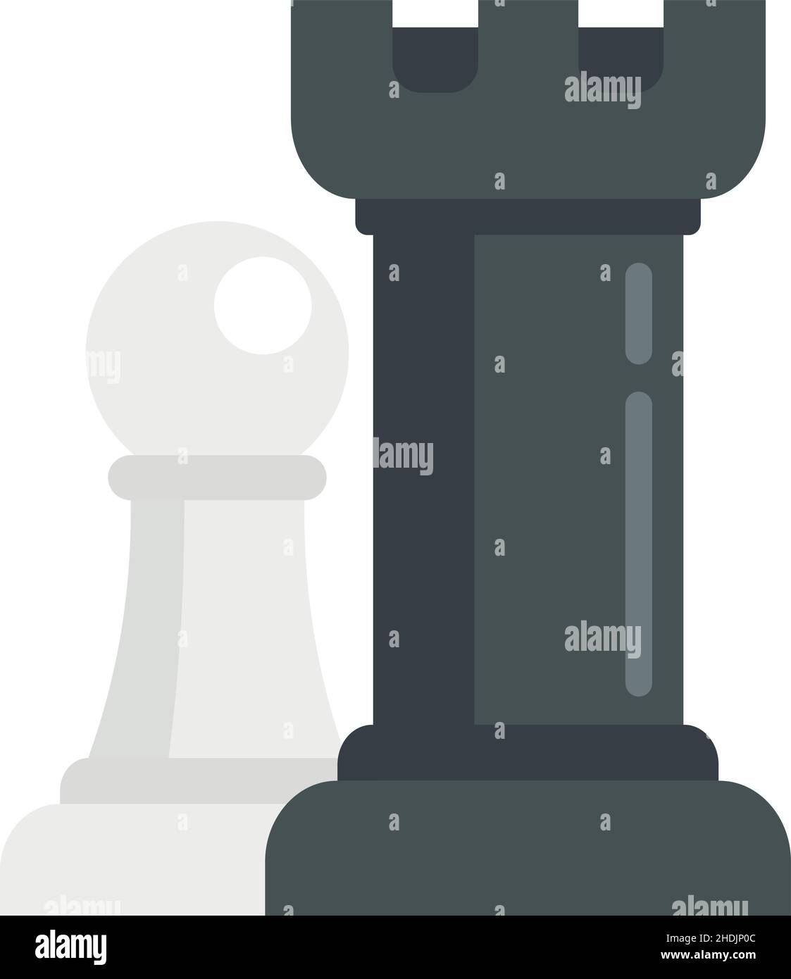 Chess game icon. Flat illustration of Chess game vector icon isolated ...