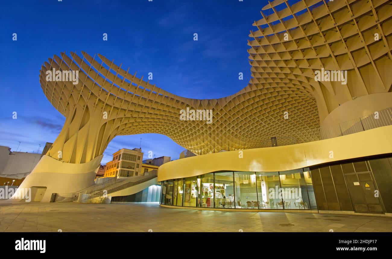 seville, wooden construction, metropol parasol, sevilles, wooden ...