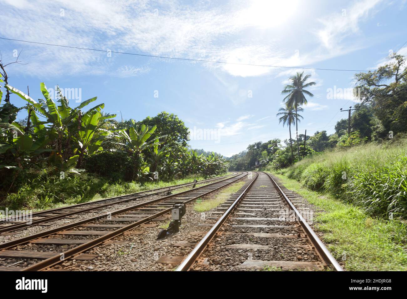 Sri lanka trains rail transport hi-res stock photography and images - Alamy