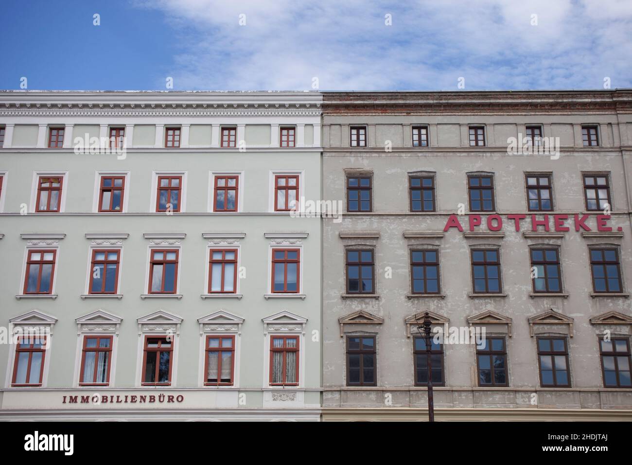 facade, dilapidated, old house, restored, facades, bad condition ...