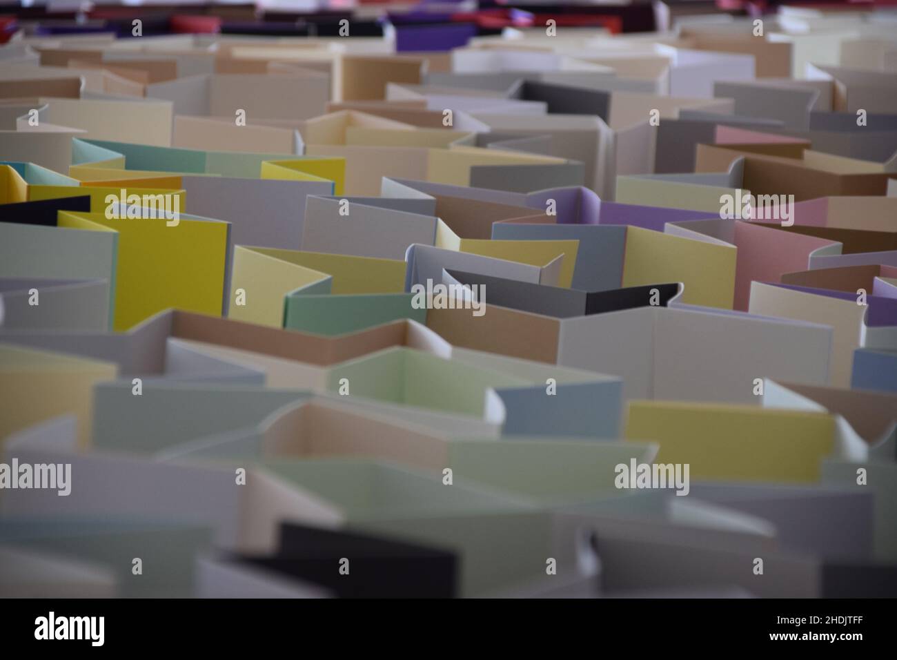 Paper City display Stock Photo - Alamy