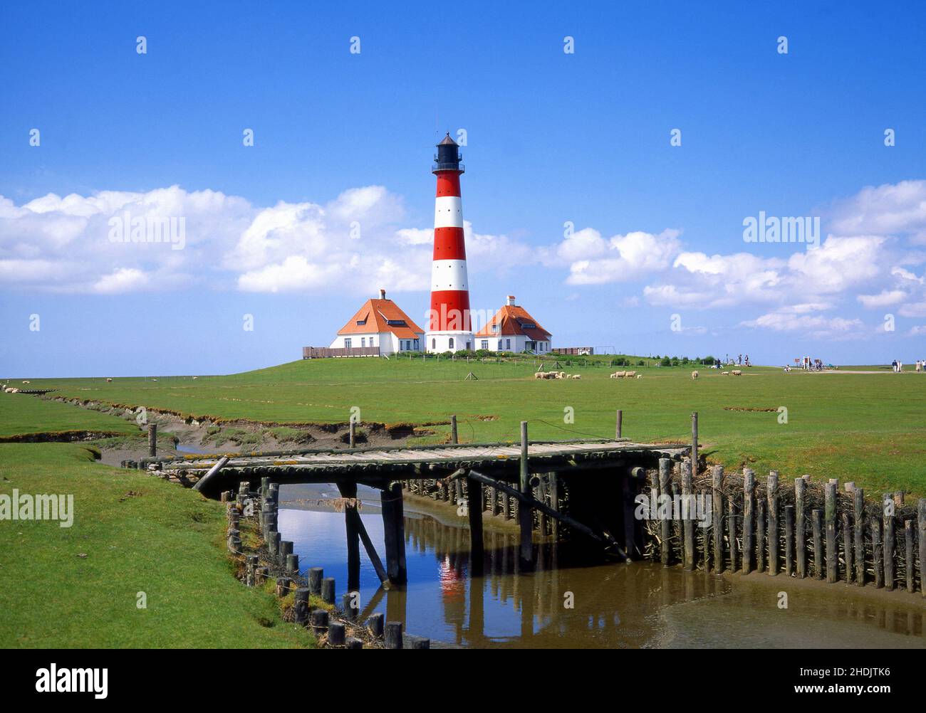 lighthouse, westerhever, lighthouses, westerhevers Stock Photo - Alamy