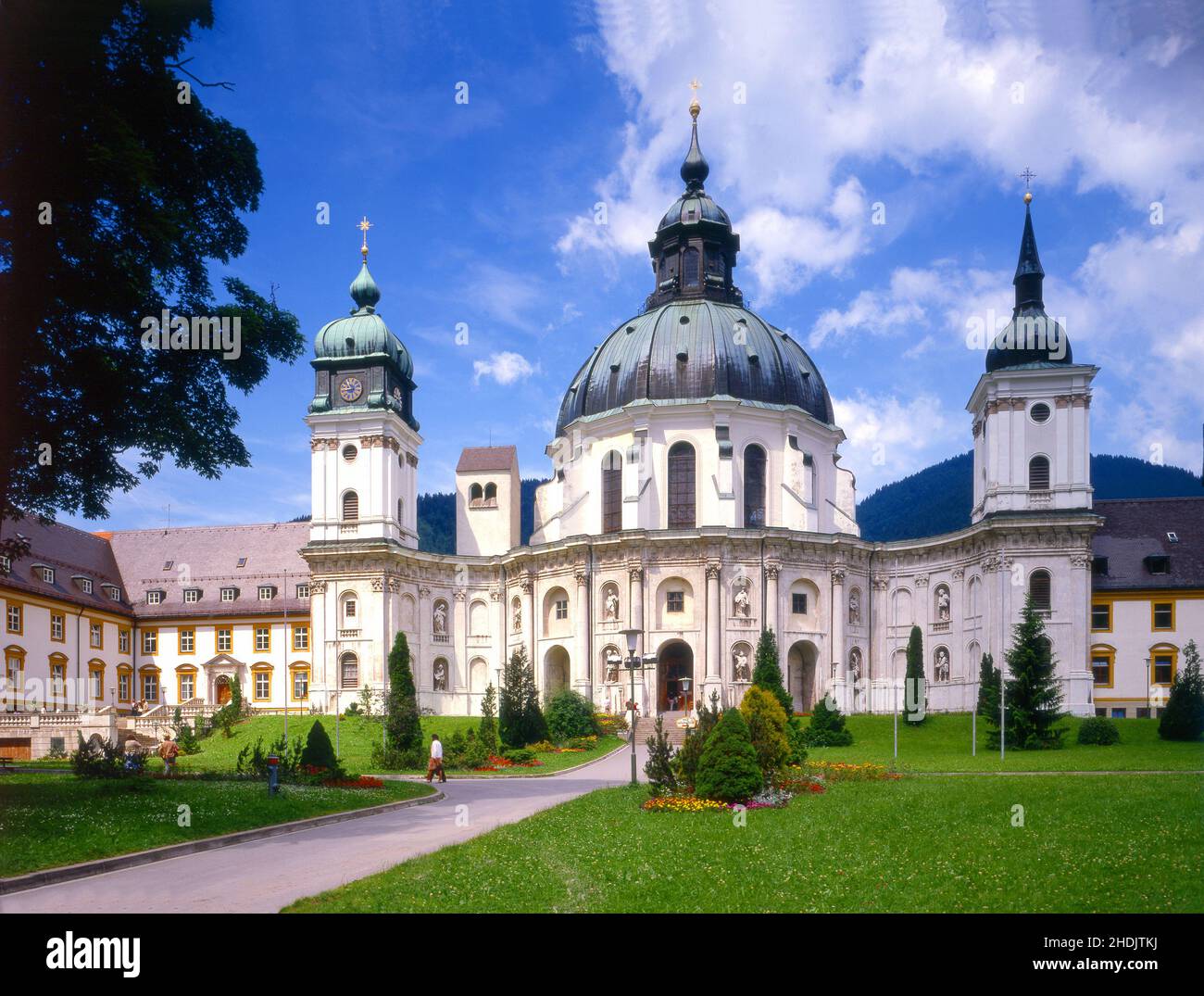 monastery, baroque style, ettal monastery, ettal, monasteries, baroque ...
