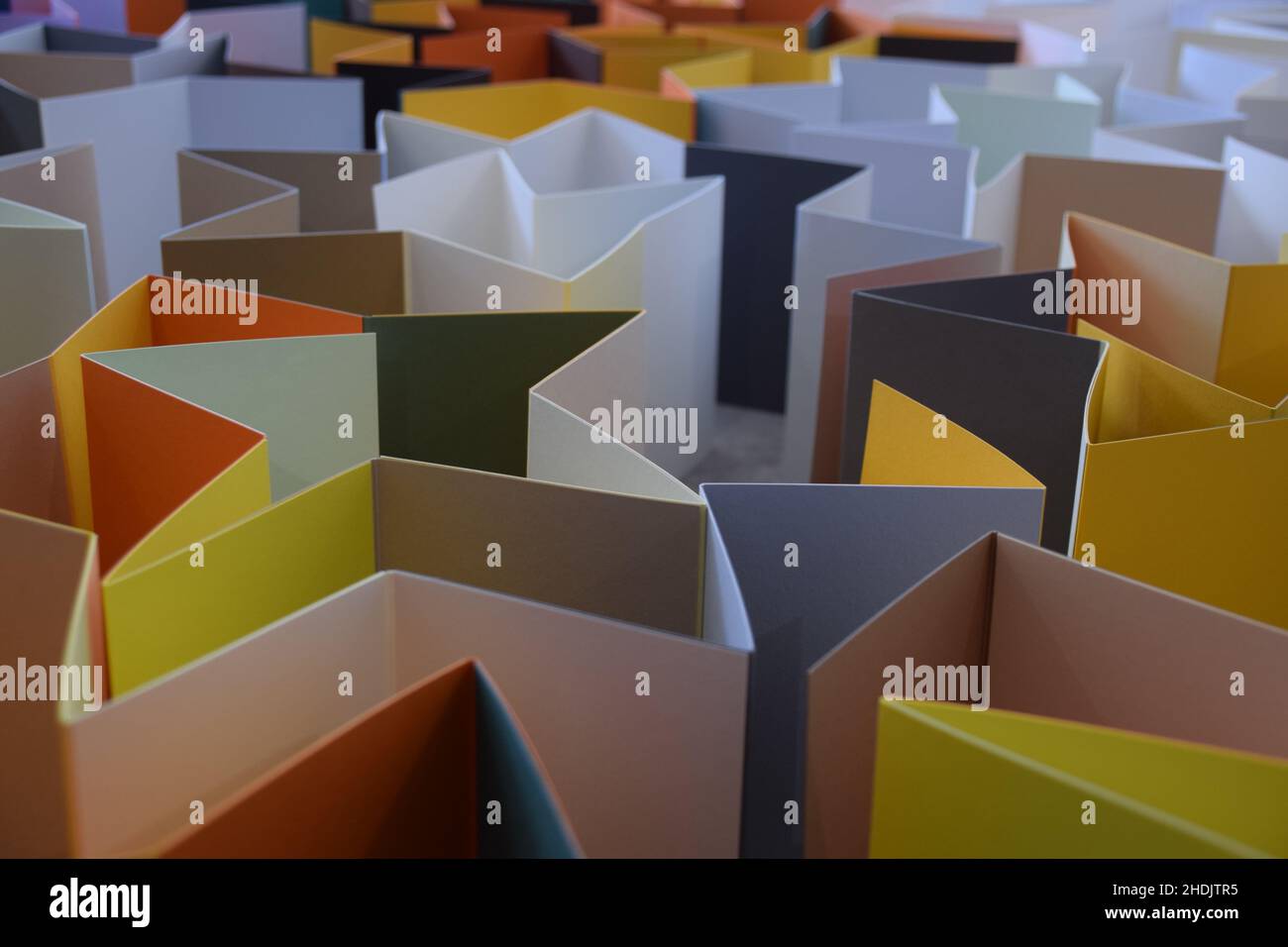 Paper City display Stock Photo - Alamy
