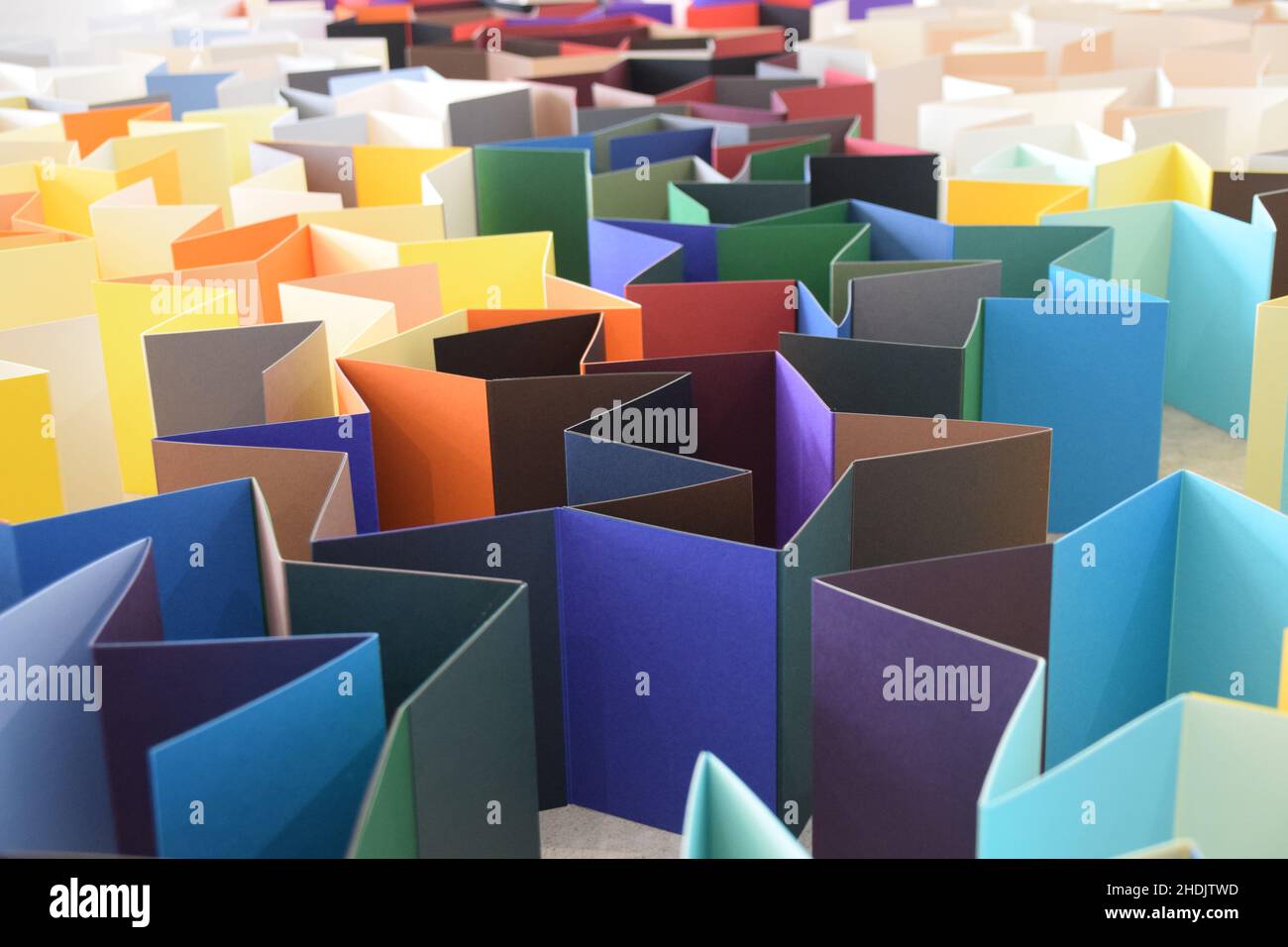 Paper City display Stock Photo - Alamy