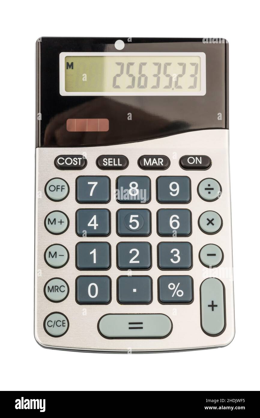 Calculating figures hi-res stock photography and images - Alamy