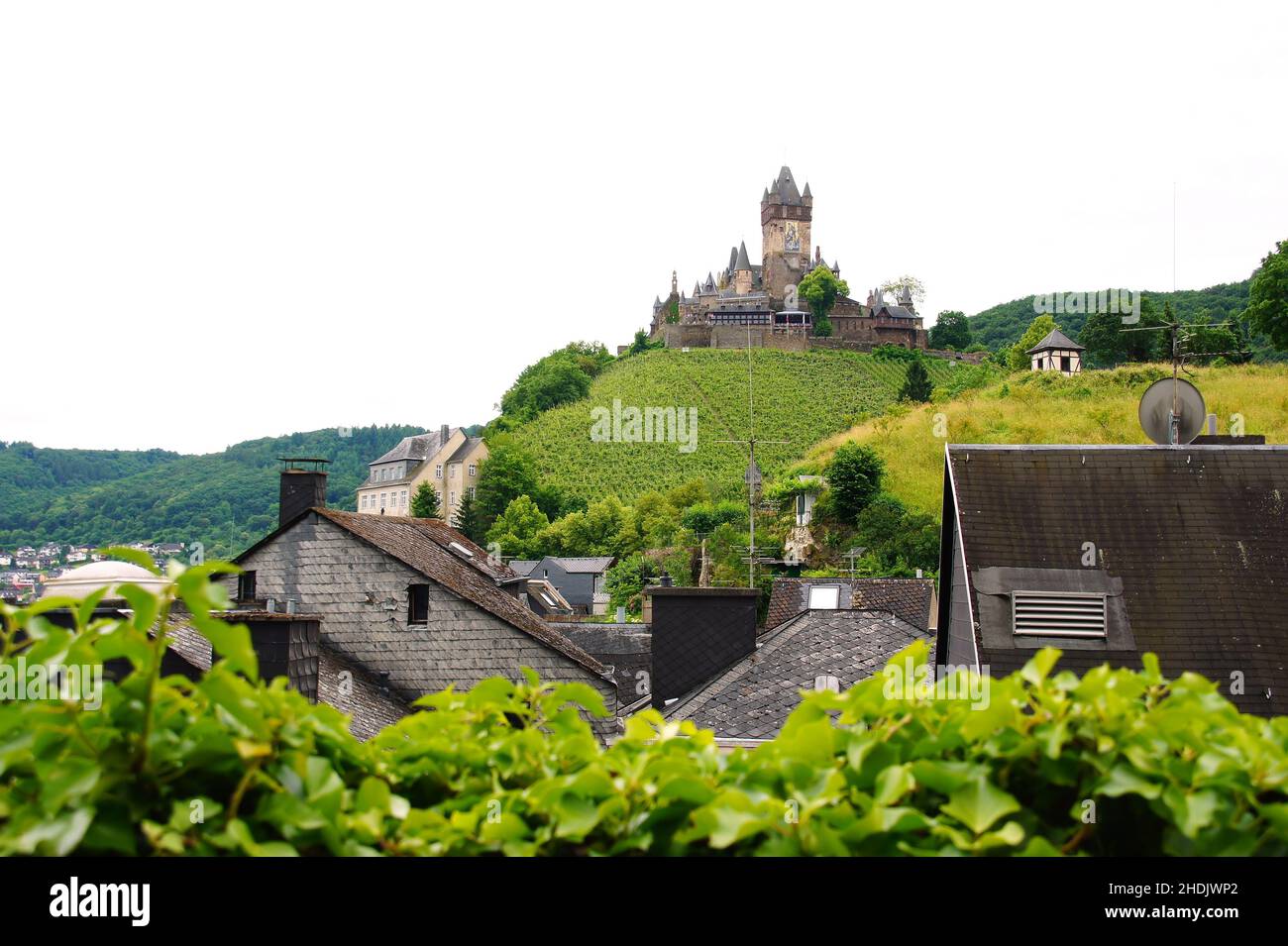 reichsburg castle, cochem, reichsburg castles, cochems Stock Photo - Alamy