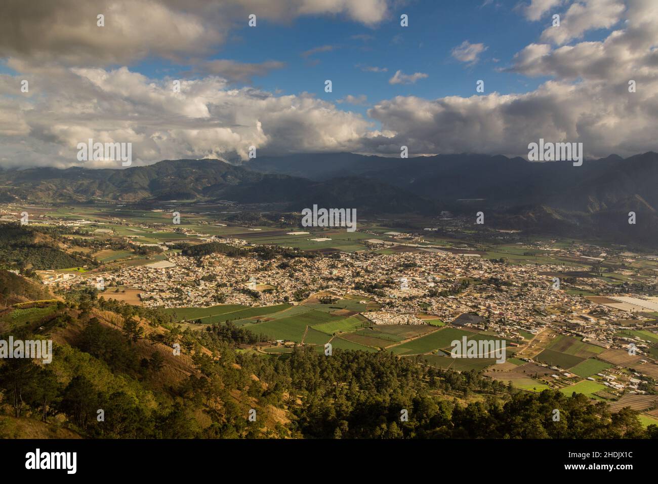 Aerial view of Constanza, Dominican Republic Stock Photo - Alamy