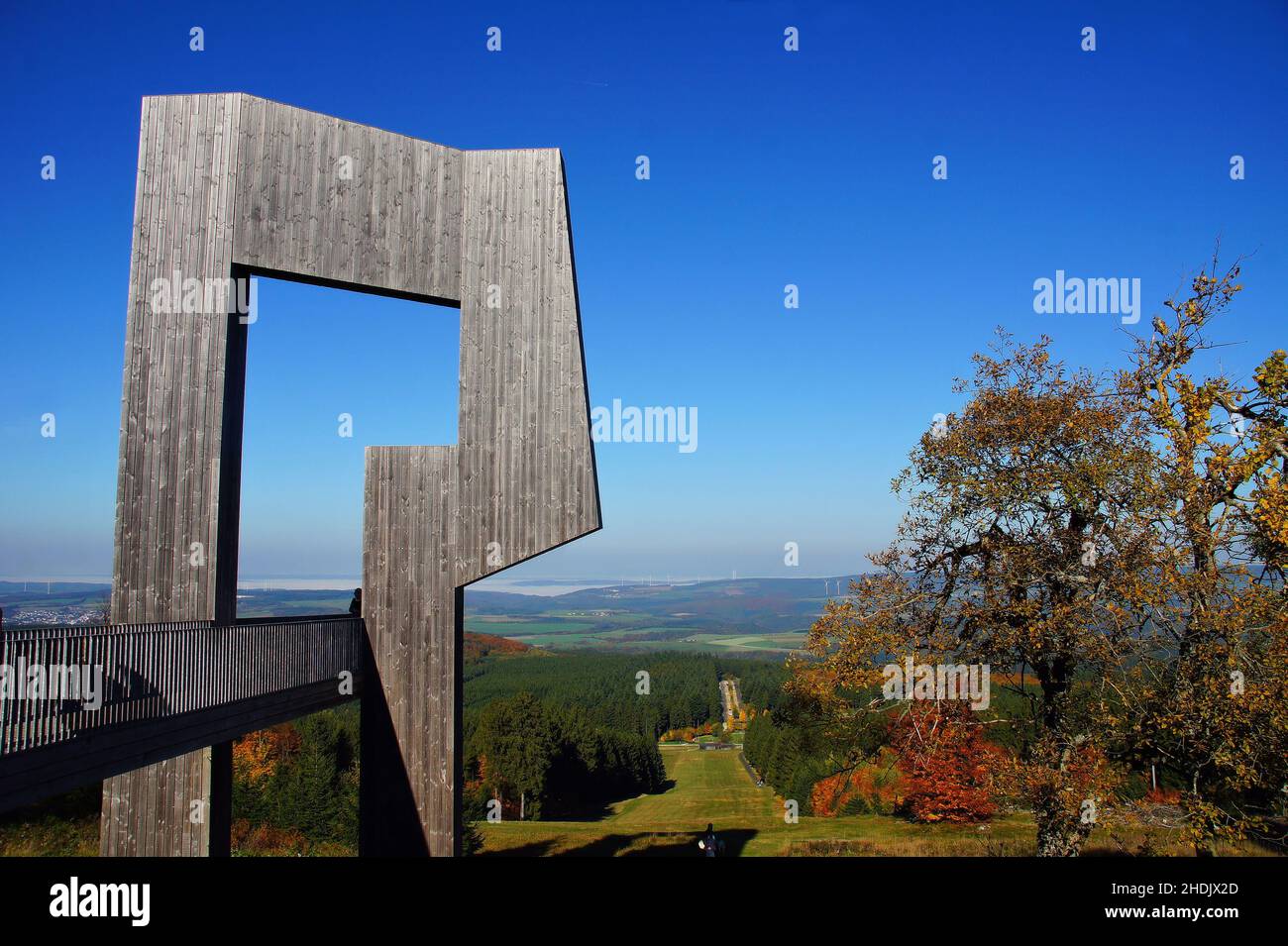 erbeskopf, windklang, observation tower Stock Photo - Alamy