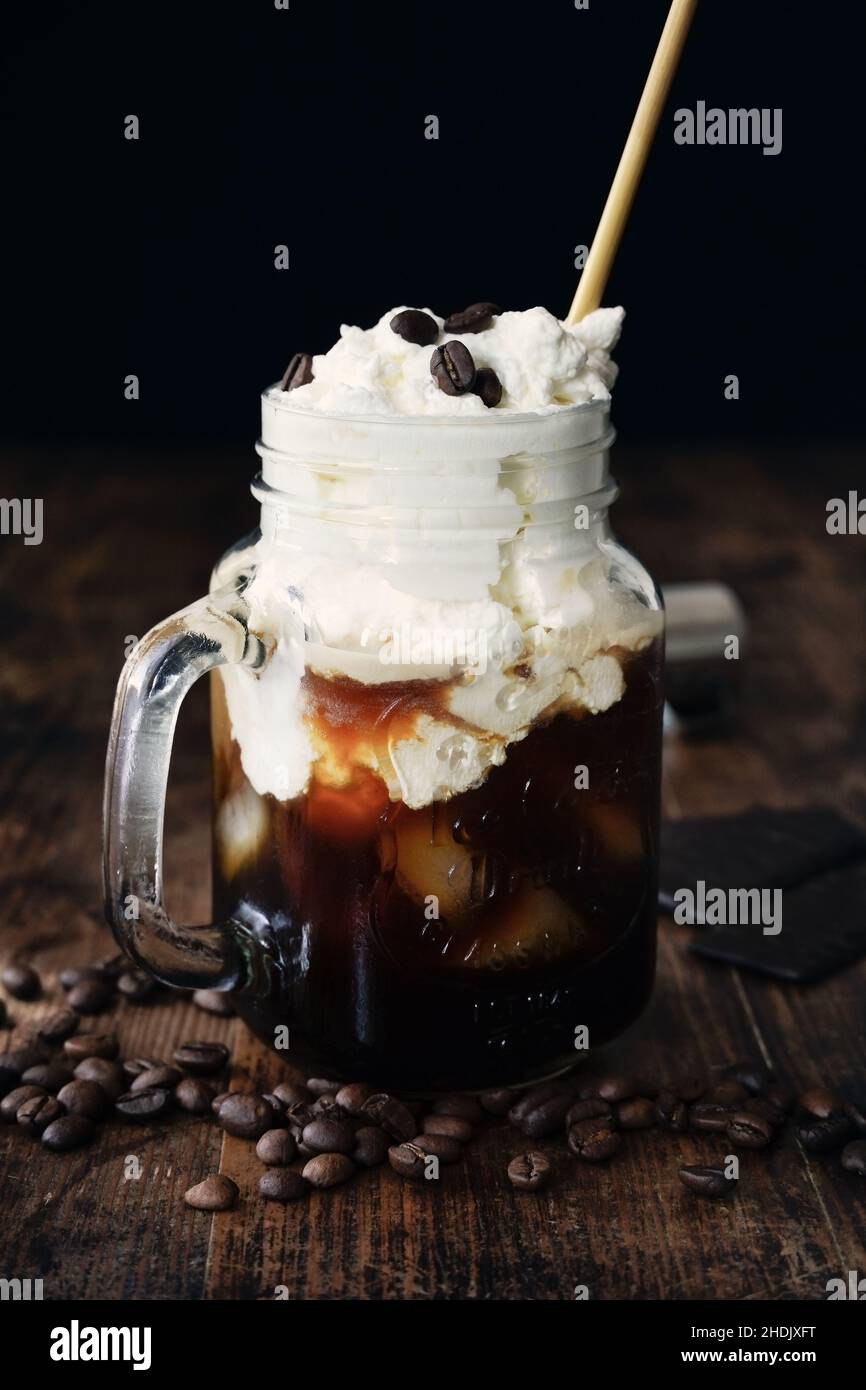 iced coffee, iced coffees Stock Photo - Alamy