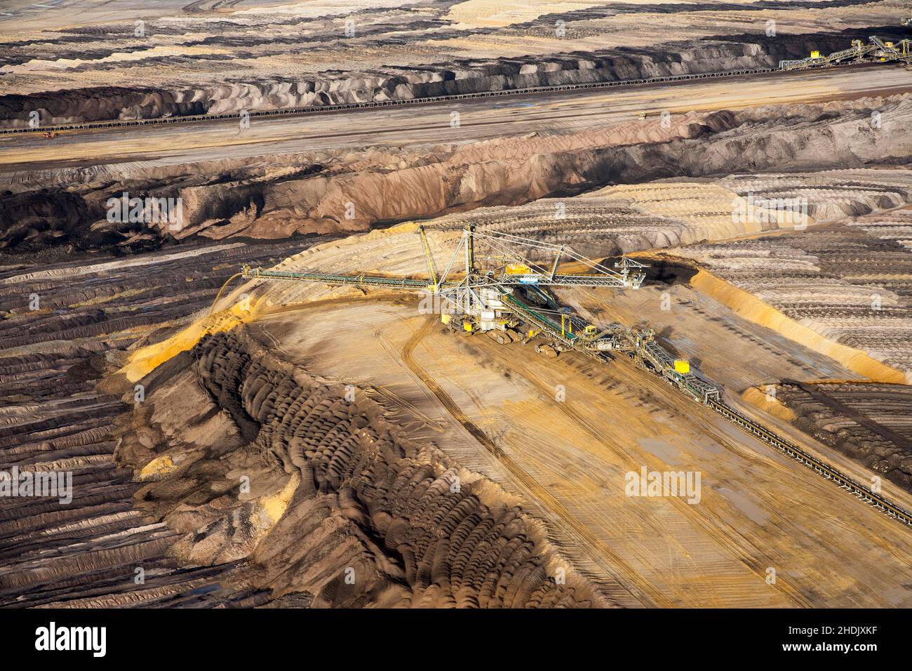 opencast, pit mine, welzow-süd, opencasts, pit mines Stock Photo - Alamy