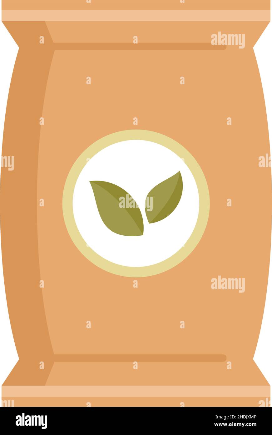 Plant soil pack icon. Flat illustration of Plant soil pack vector icon ...