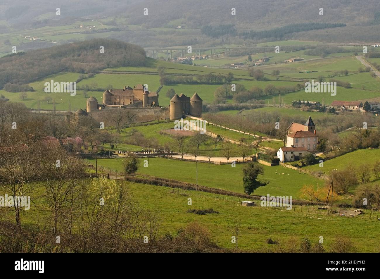 castle, rural scene, france, chateau, castles, country, country life ...
