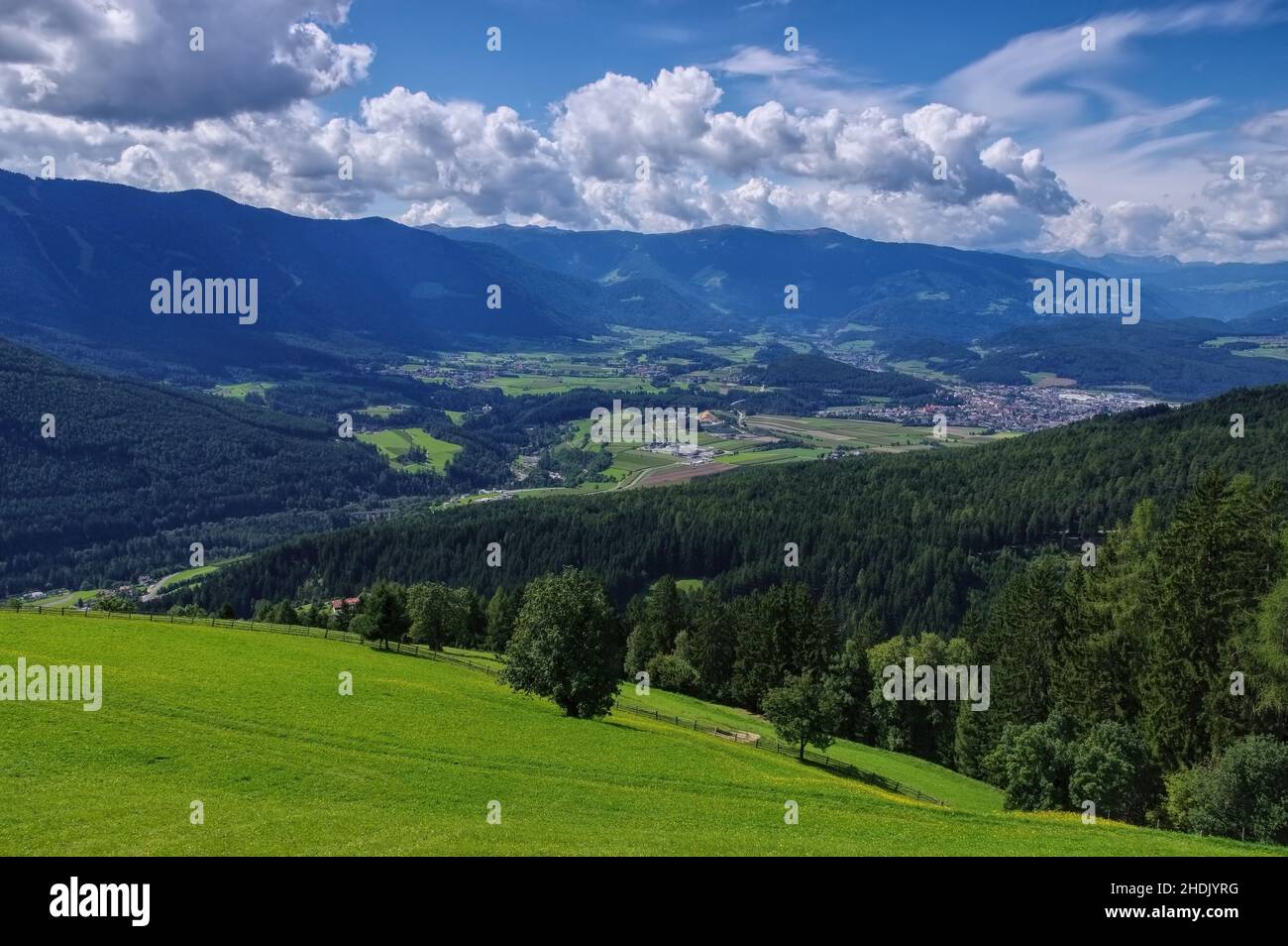 puster valley, bruneck, puster valleys Stock Photo - Alamy