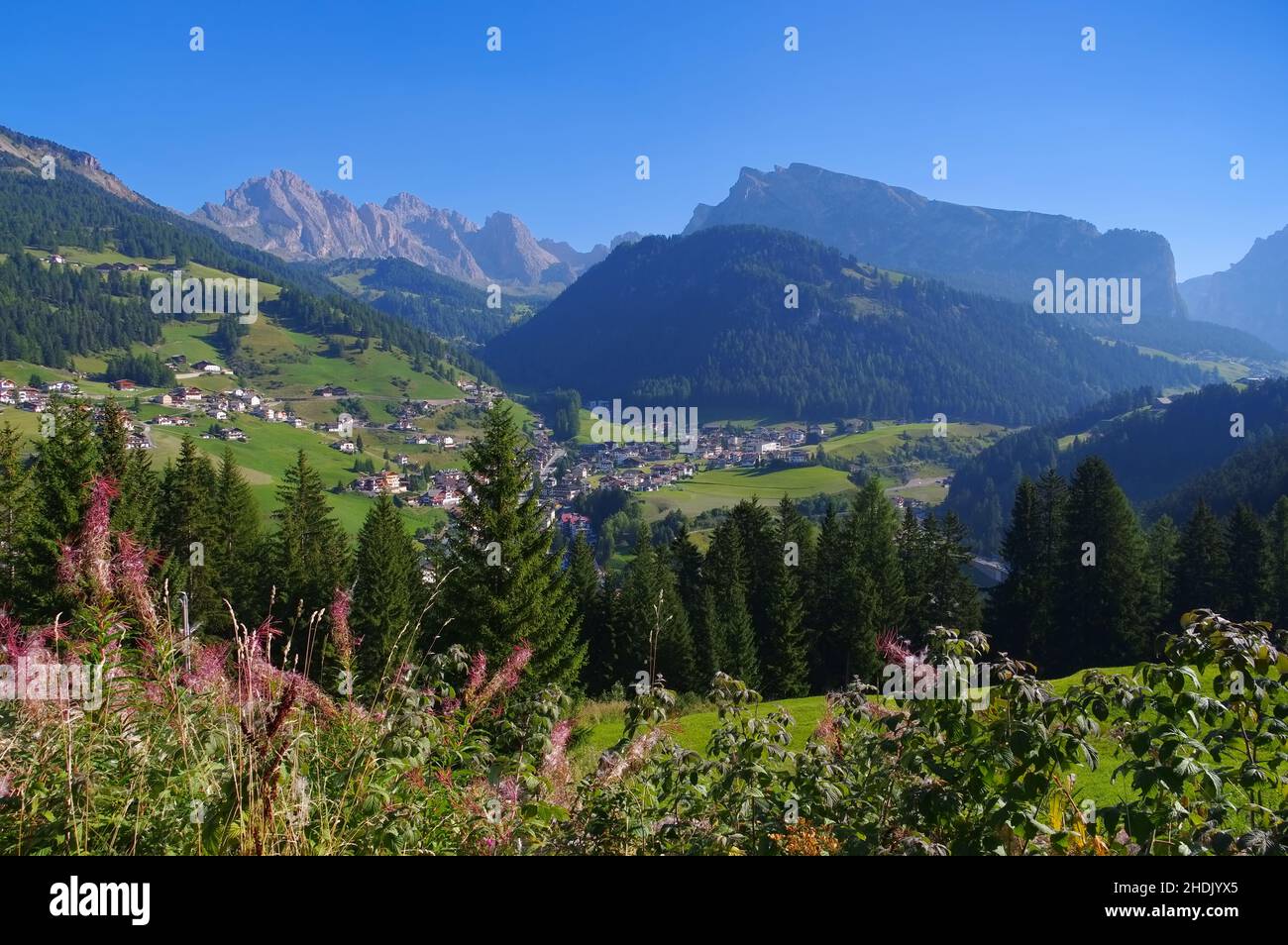 val gardena, gröden, val gardenas Stock Photo - Alamy
