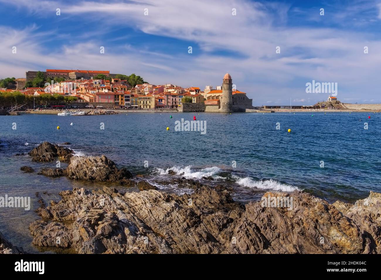 coastal town, collioure, coastal towns Stock Photo - Alamy
