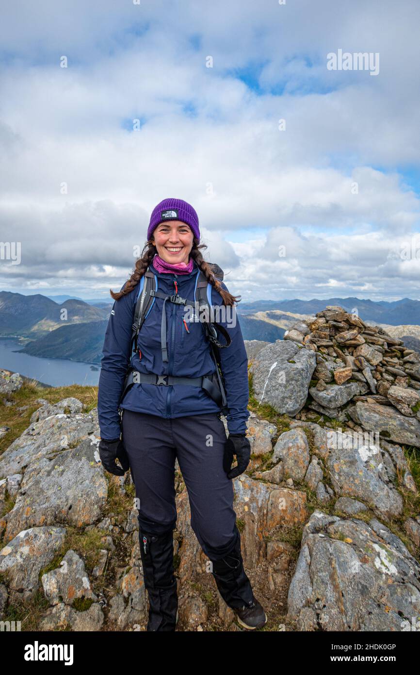 The Fisherfield Six Munros, Scotland Stock Photo - Alamy