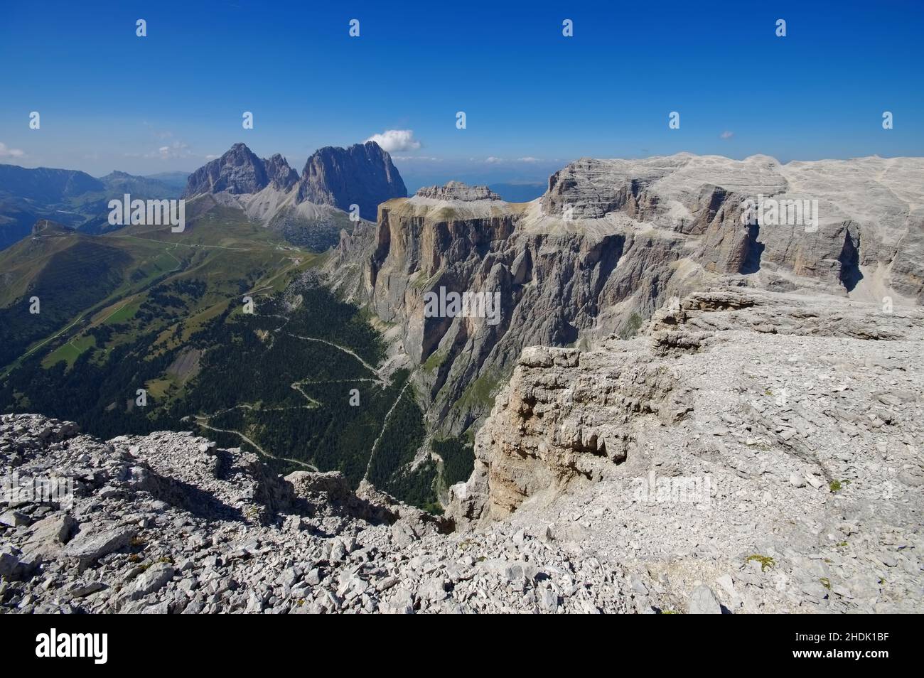 mountain, sella massif, mountains, sella massifs Stock Photo - Alamy