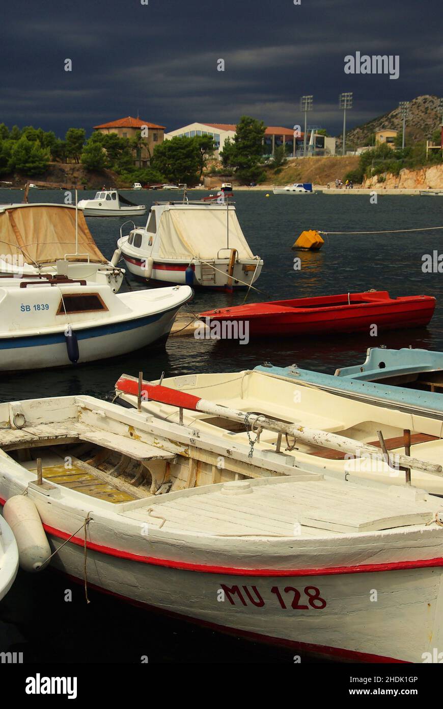 harbour, sibenik, harbours, port, sibeniks Stock Photo - Alamy