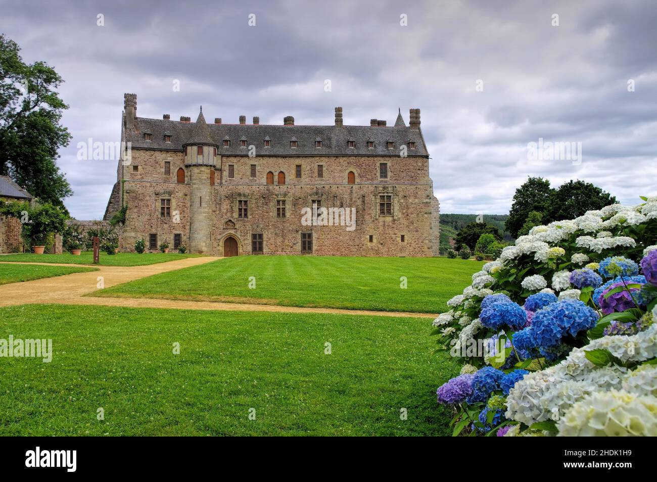 castle, brittany, Roche jagu, brittanies Stock Photo - Alamy