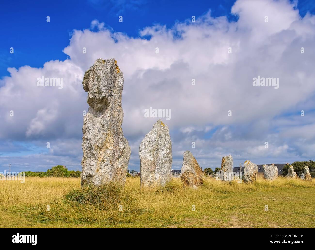 stone circle, menhir, stone circles, menhirs Stock Photo - Alamy