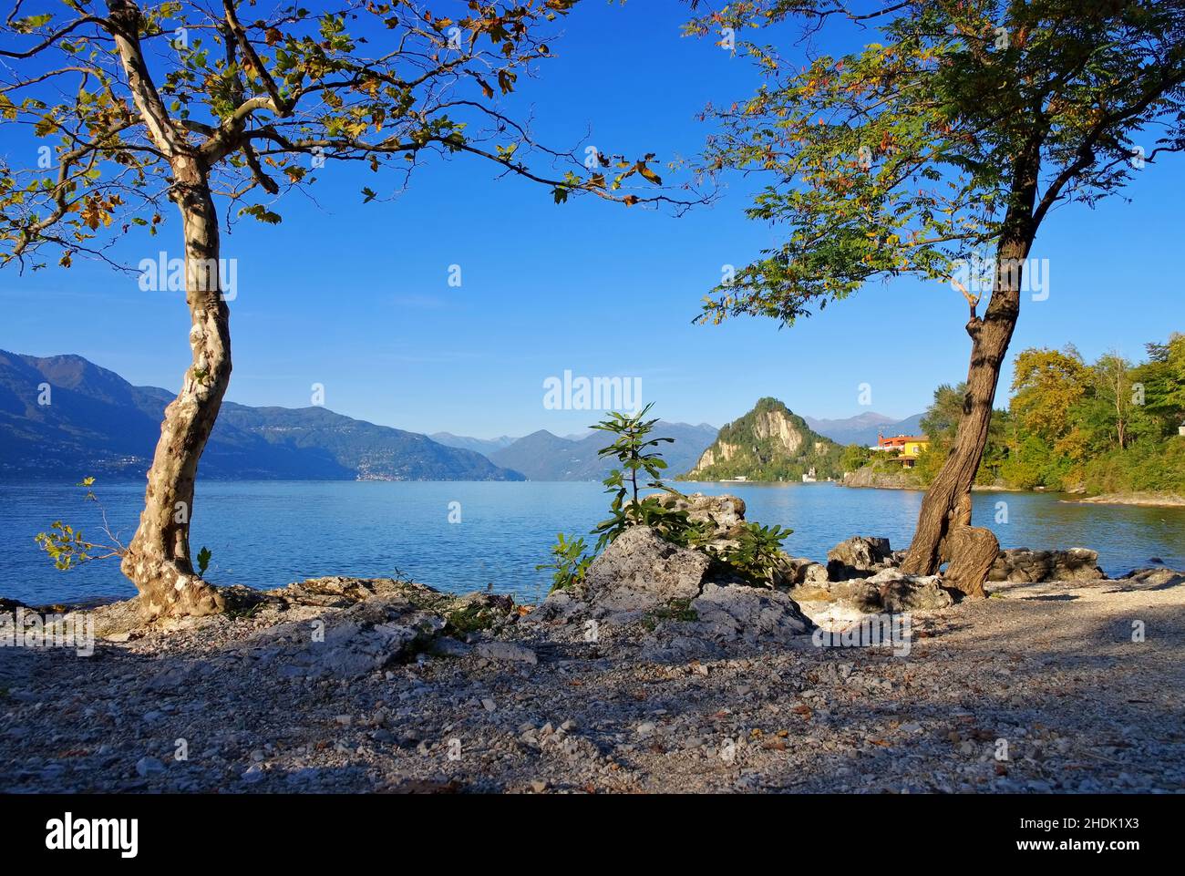 lake maggiore, castelveccana, lake maggiores Stock Photo - Alamy