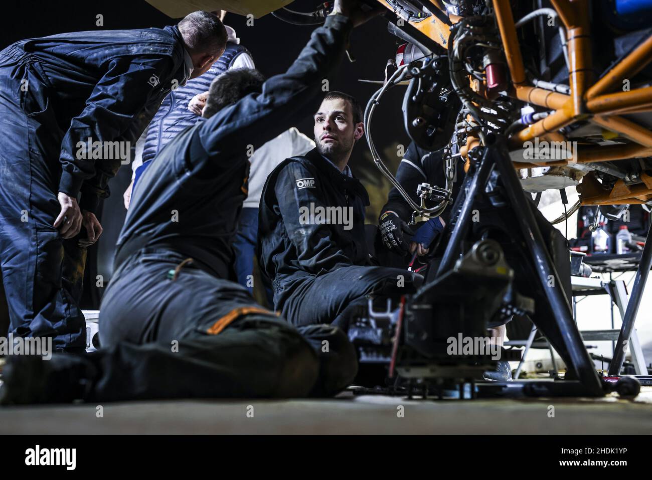 GCK Mechanic during the Stage 5 of the Dakar Rally 2022 around Riyadh ...