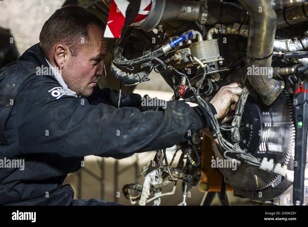GCK Mechanic during the Stage 5 of the Dakar Rally 2022 around Riyadh ...