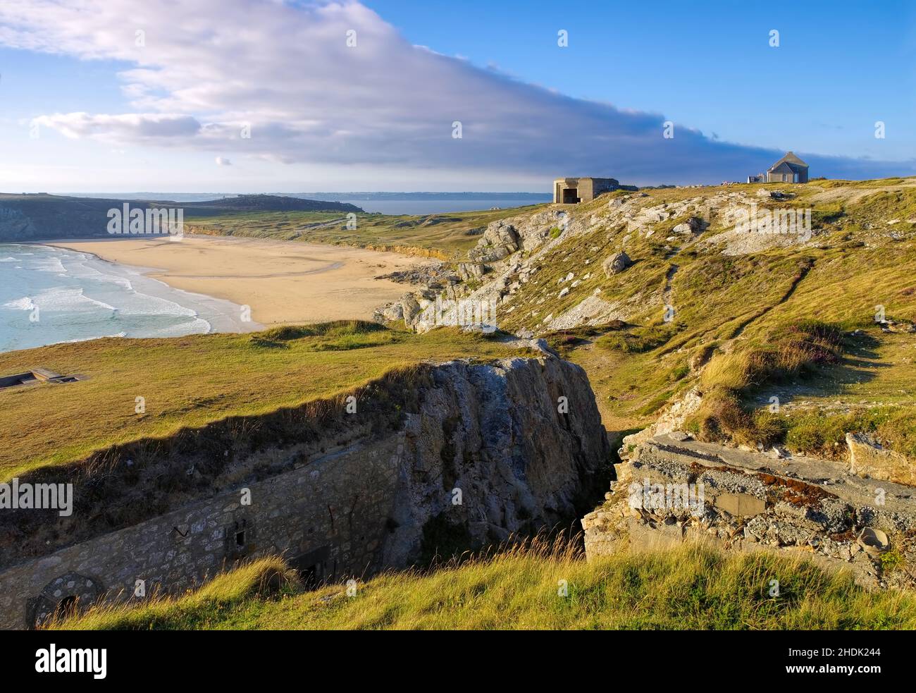 coast, brittany, bomb shelter, atlantic wall, camaret sur mer, coasts ...