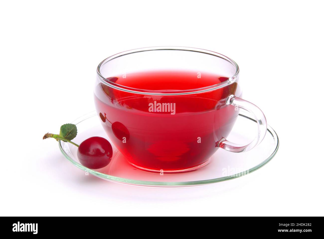 fruit tea, cherry tea, fruit teas, cherry teas Stock Photo - Alamy