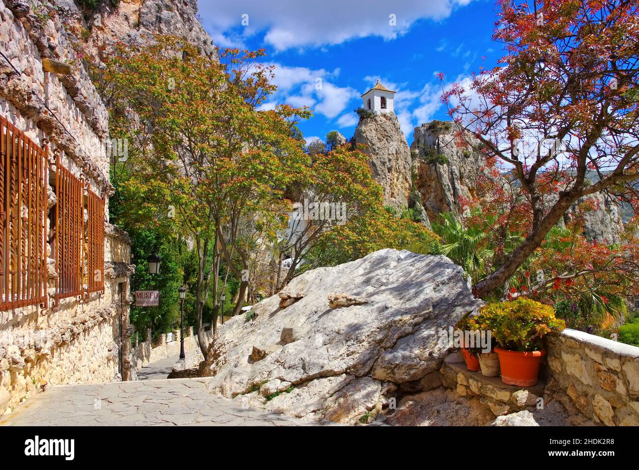 Bell tower guadalest towers hi-res stock photography and images - Alamy