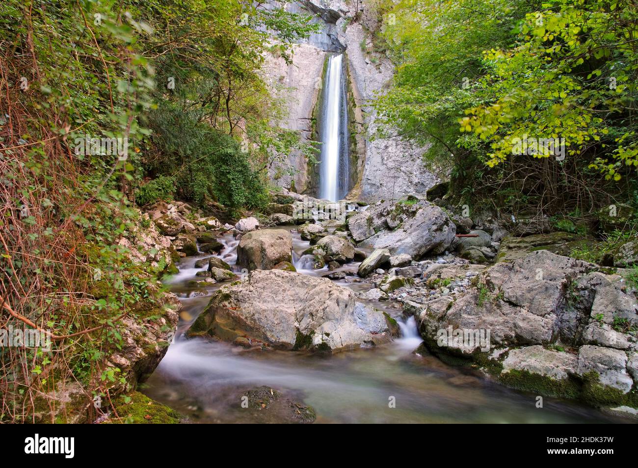 waterfall, lake lugano, cascade, waterfalls, lake luganos Stock Photo ...