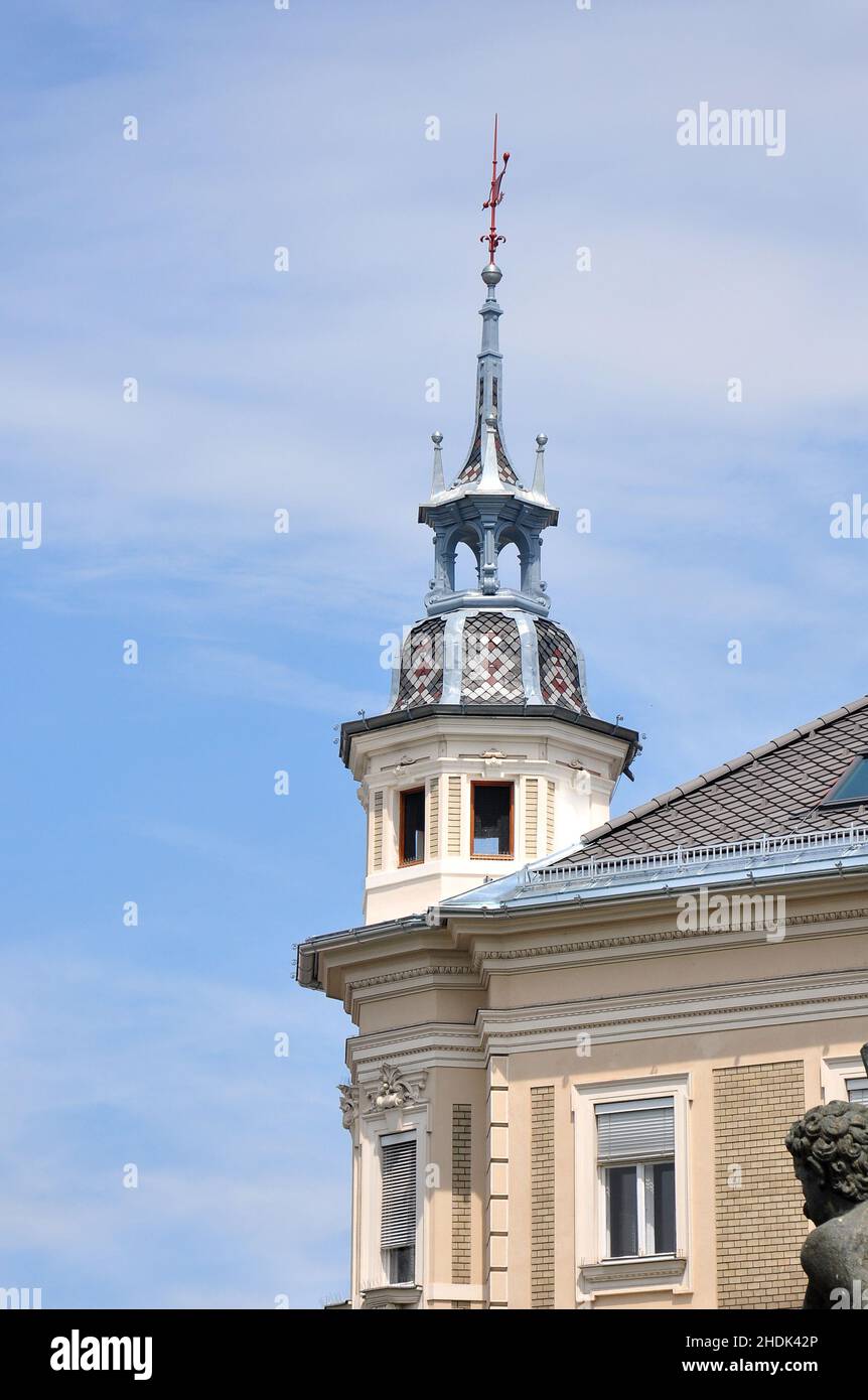 old house, turret, klagenfurt, old houses, turrets, klagenfurts Stock ...