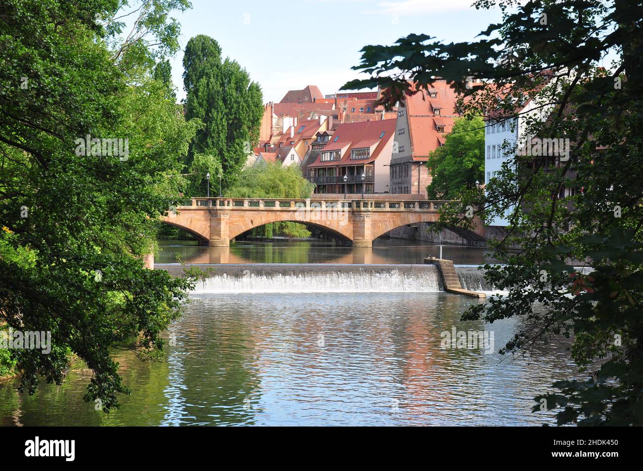 nuremberg, max bridge, nurembergs Stock Photo - Alamy