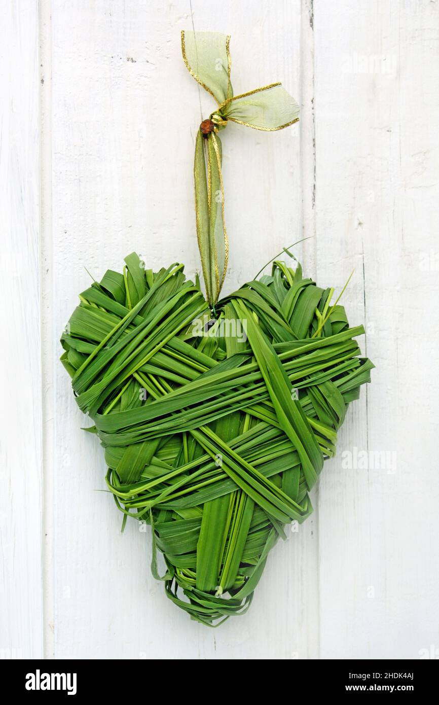 heart, grass heart, hearts, grass hearts Stock Photo - Alamy