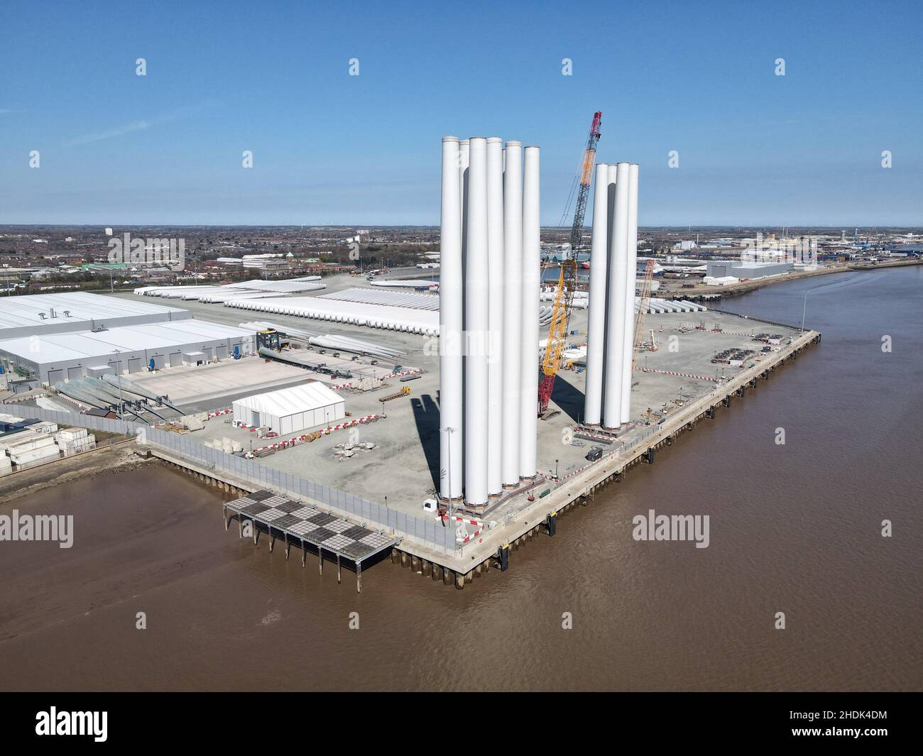 The Siemens factory in Hull manufacturing Wind Turbines Stock Photo - Alamy
