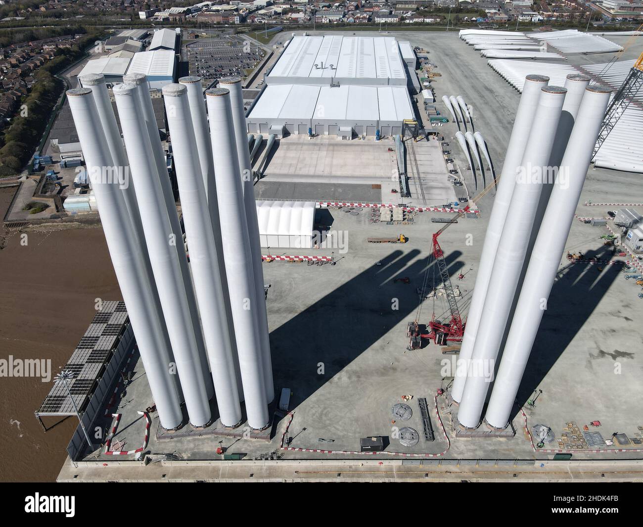 The Siemens factory in Hull manufacturing Wind Turbines Stock Photo - Alamy