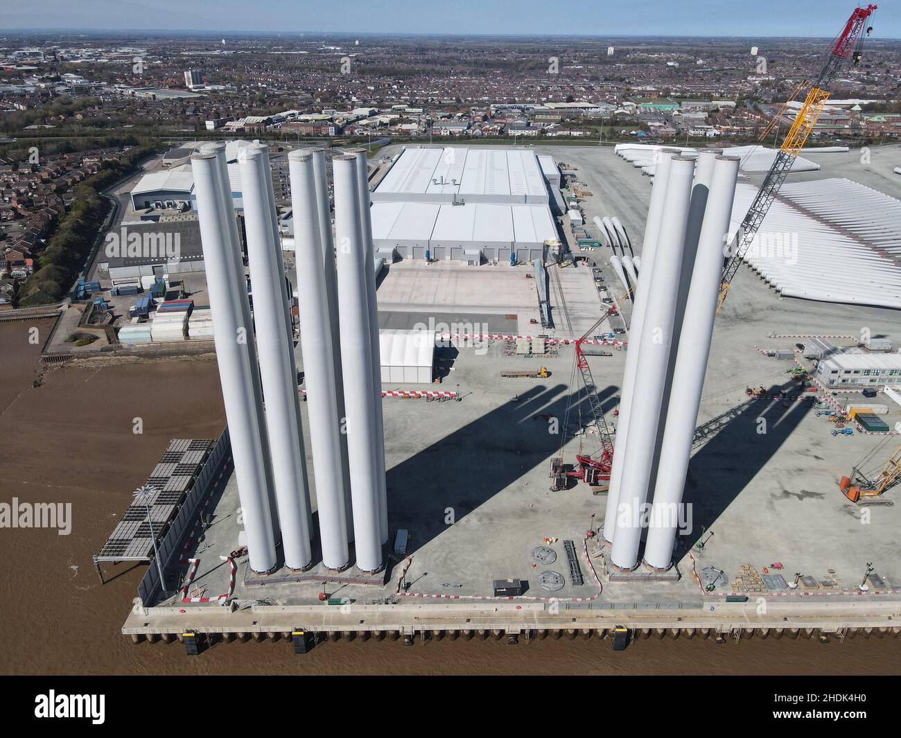 The Siemens factory in Hull manufacturing Wind Turbines Stock Photo - Alamy