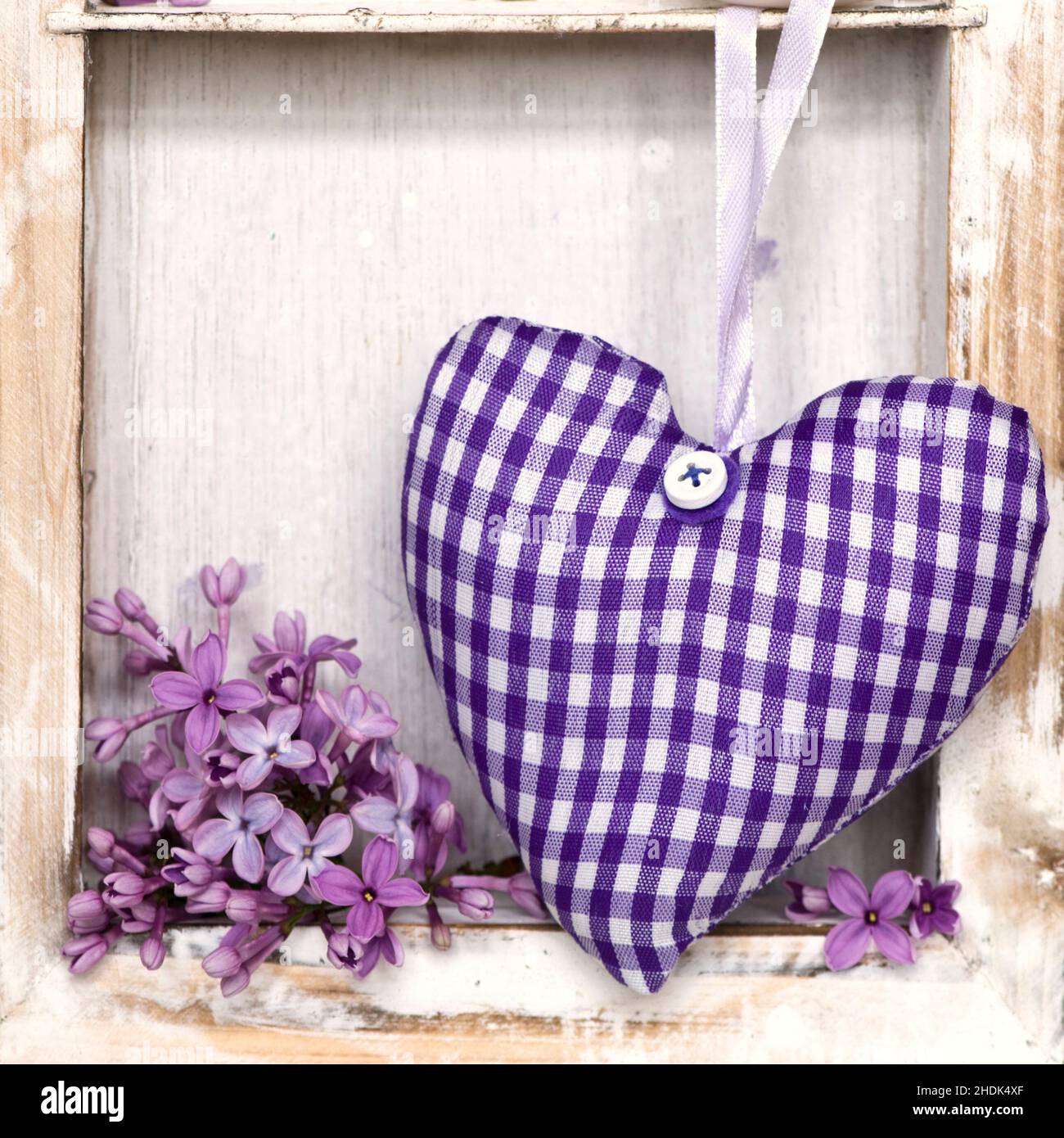 deco, textile heart, decos, textile hearts Stock Photo - Alamy