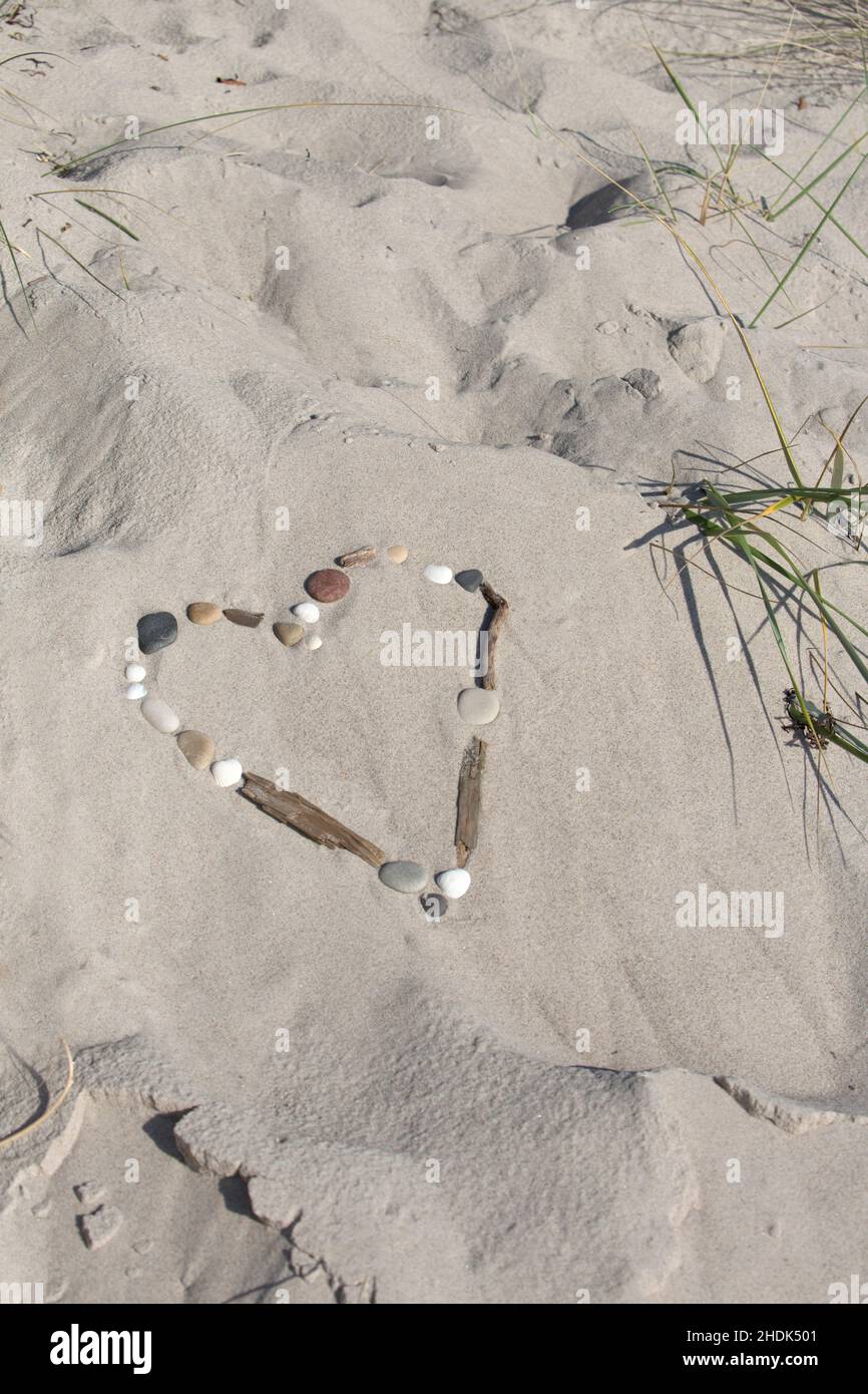 beach, heart, beaches, seaside, hearts Stock Photo - Alamy