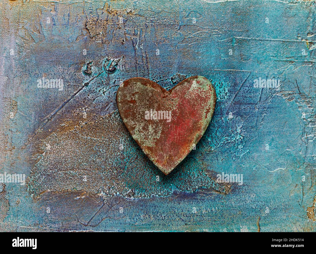 Rusty hearts hi-res stock photography and images - Alamy