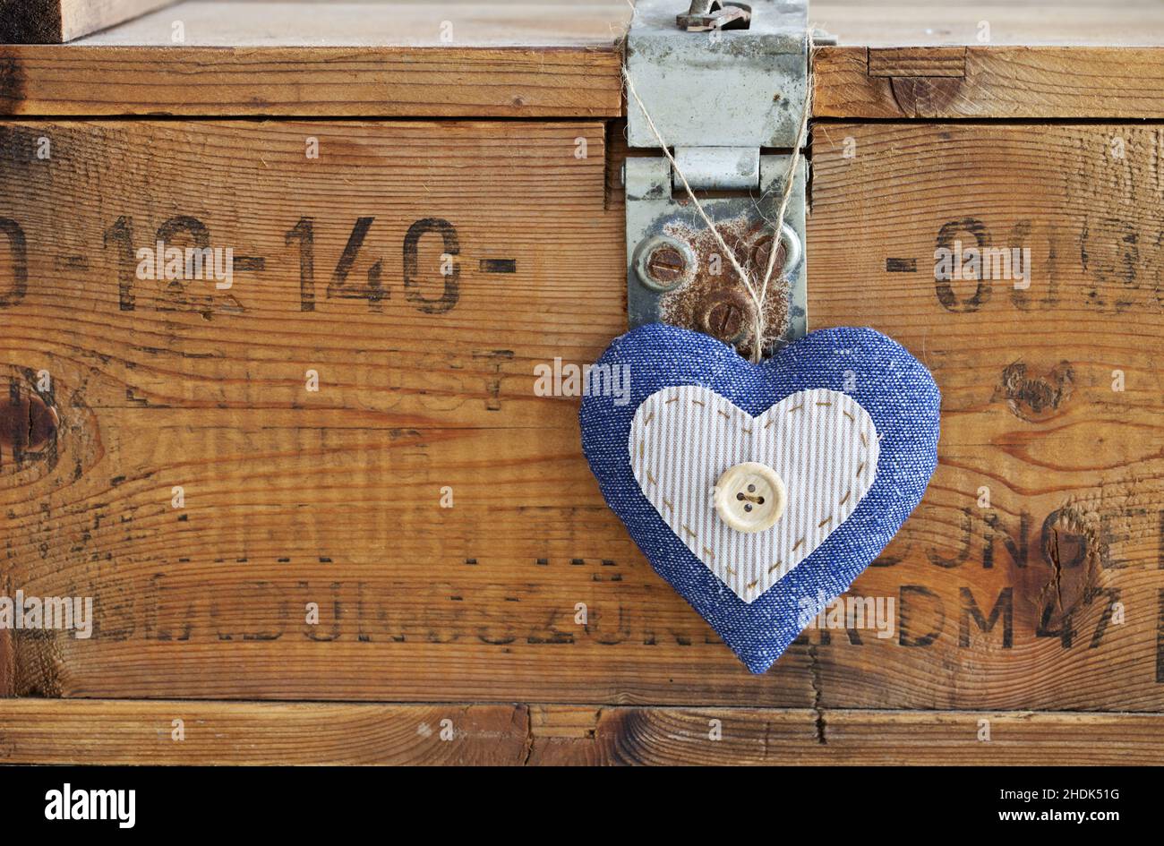 textile heart, textile hearts Stock Photo - Alamy