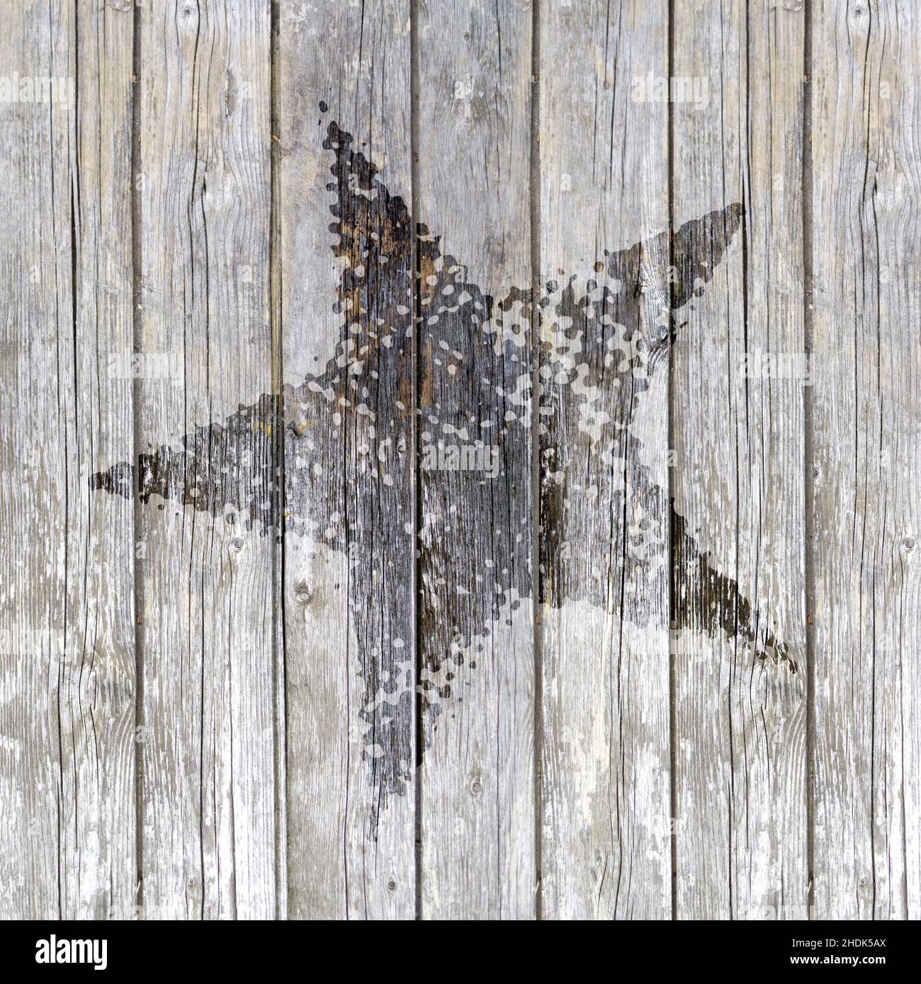 star, wooden wall, stars, wooden walls Stock Photo - Alamy