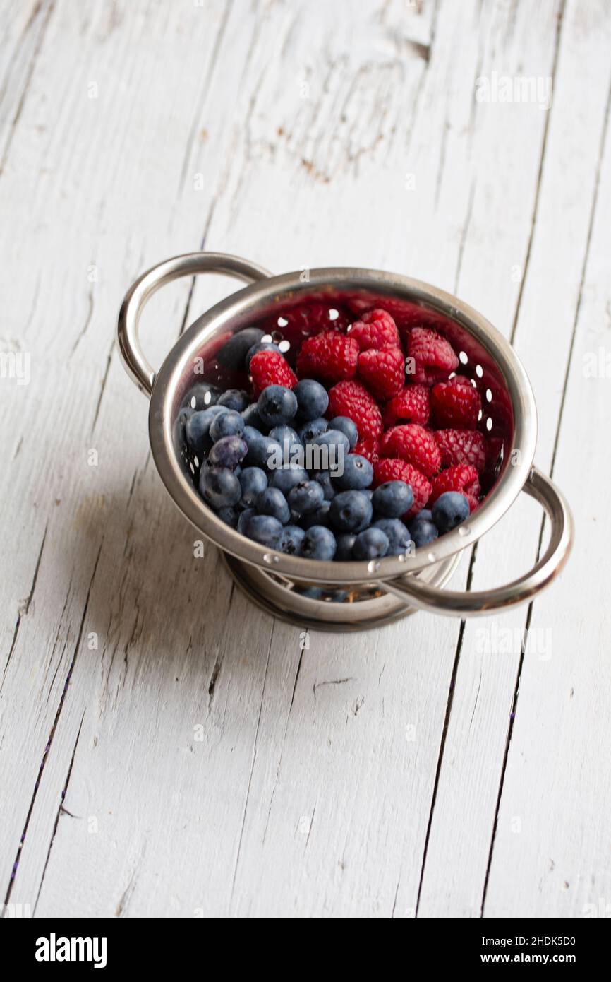 raspberry, blueberry, raspberries, blueberries Stock Photo - Alamy