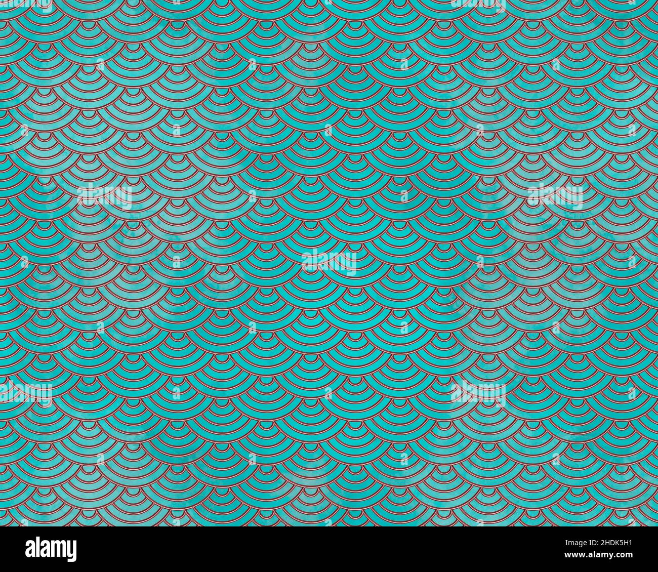 Japanese wave pattern hi-res stock photography and images - Alamy