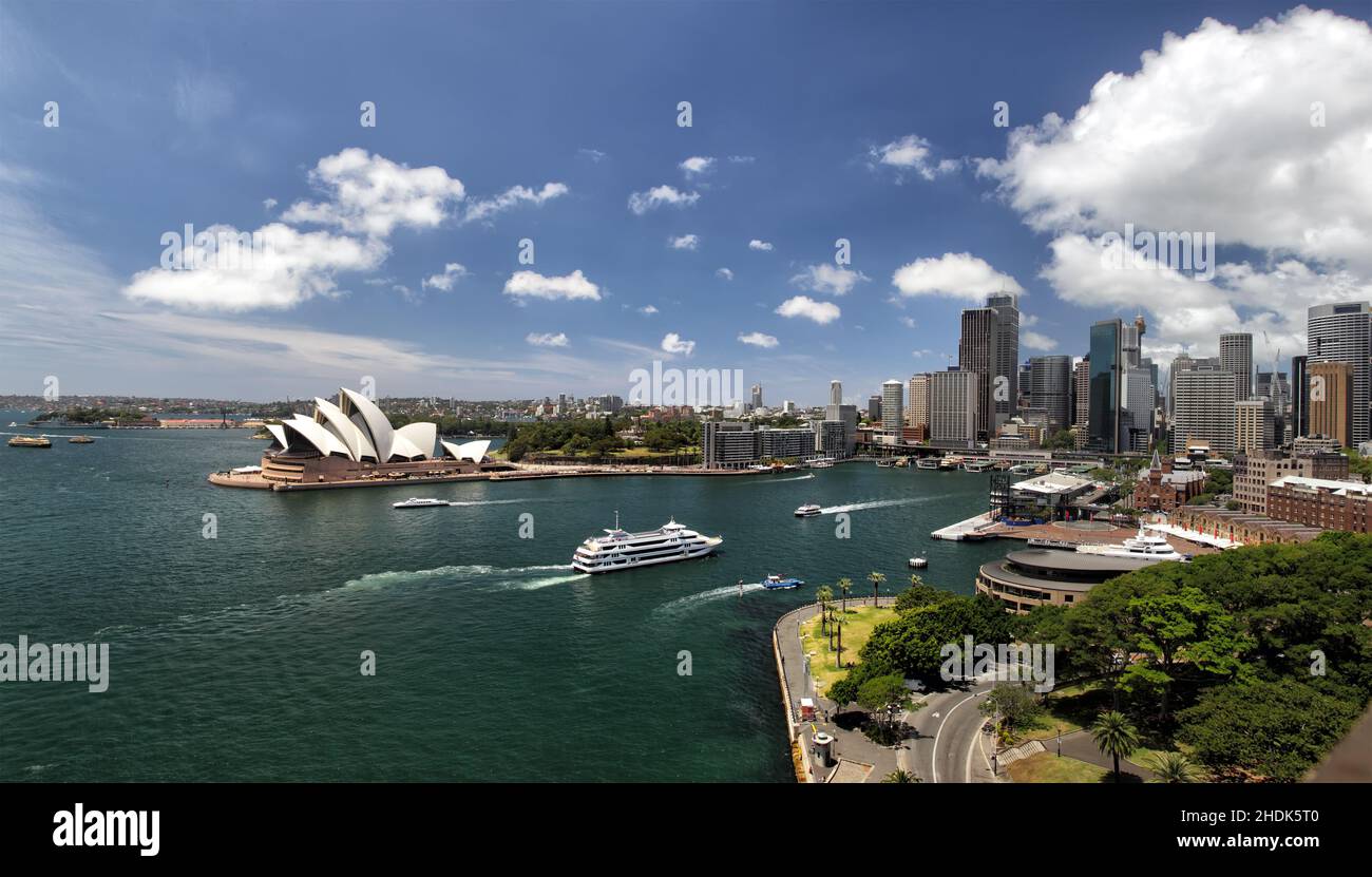 city view, australia, sydney, city views, australias, sydneys Stock ...