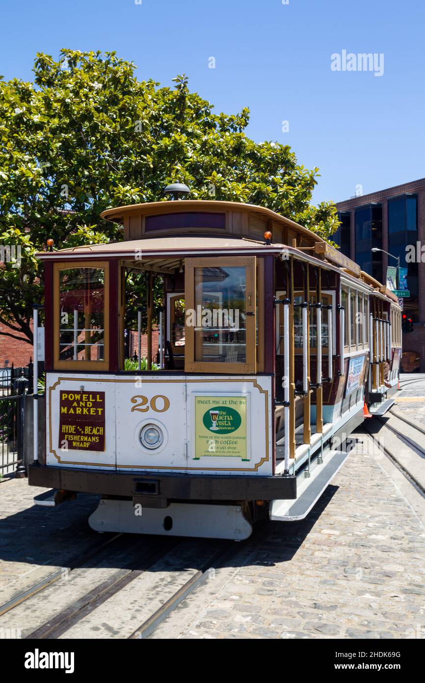 san francisco, historical vehicle, cable car, san franciscos, historic ...