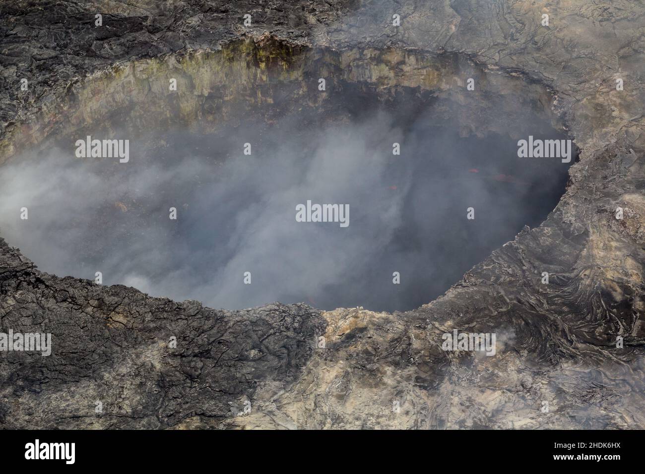 steam, volcano crater, big island, steams, volcano craters Stock Photo ...