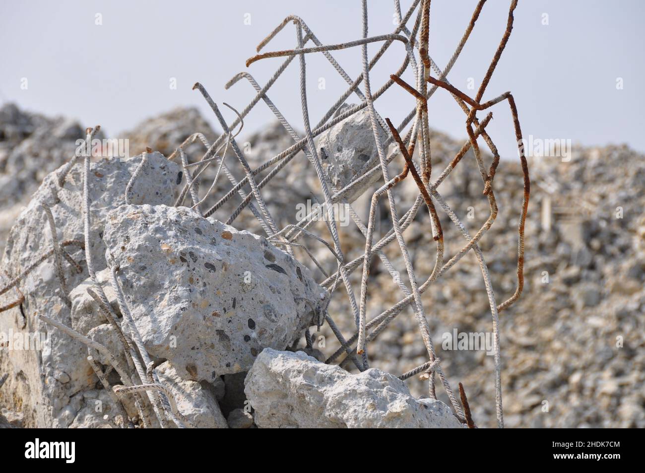 demolition, rubble, steel grid, demolitions, rubbles, grid, steel grids ...