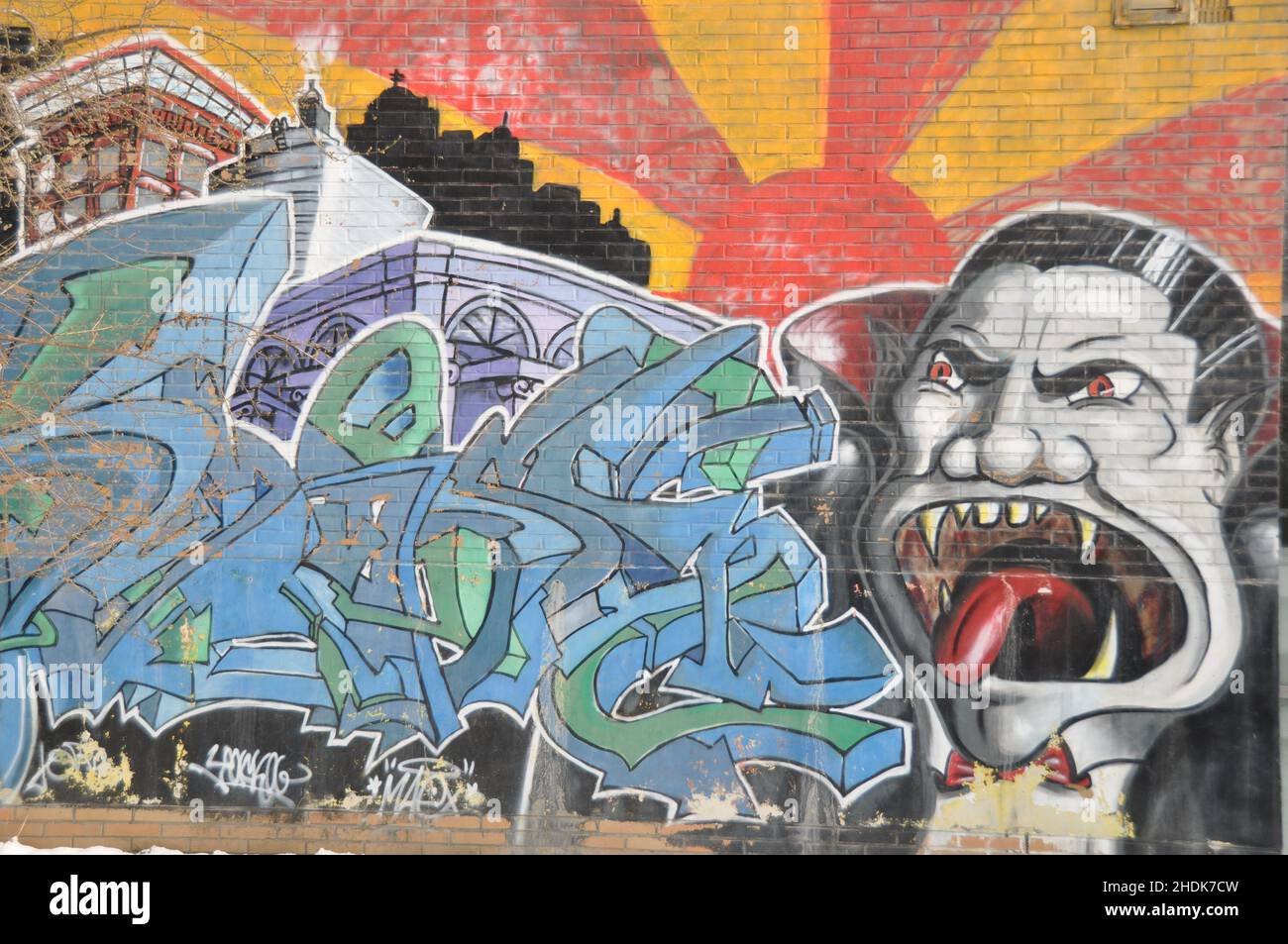 graffiti, streetart, dracula, graffitis, streetarts, draculas Stock ...